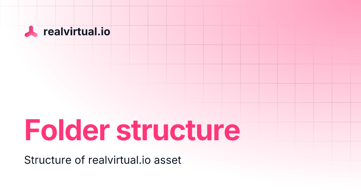 Folder structure | realvirtual.io