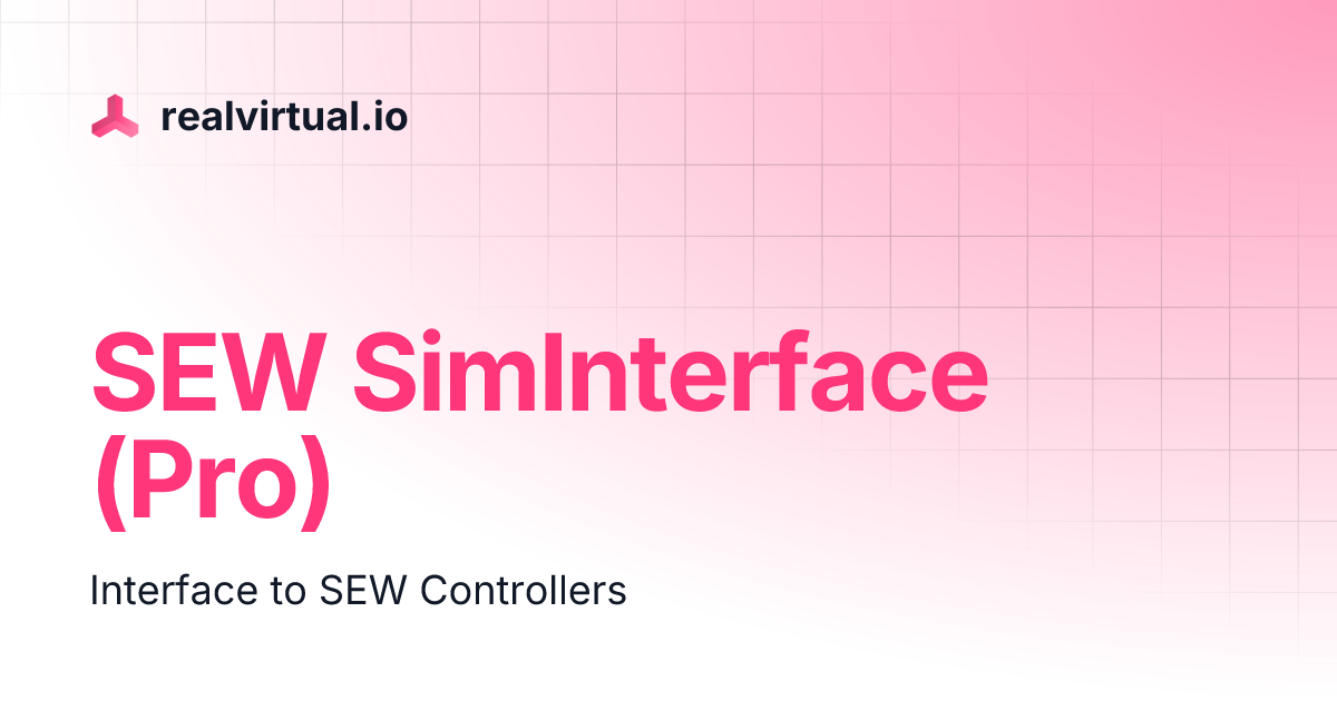 SEW SimInterface (Pro) | realvirtual.io