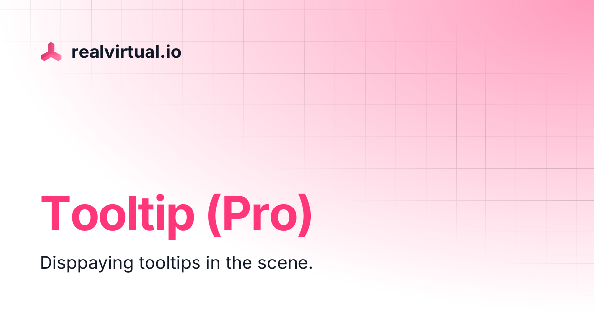 Tooltip (Pro) | realvirtual.io