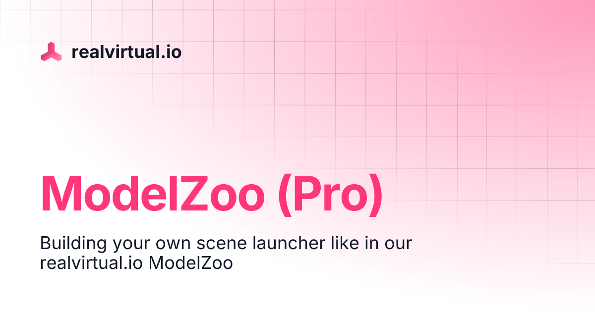 ModelZoo (Pro) | realvirtual.io